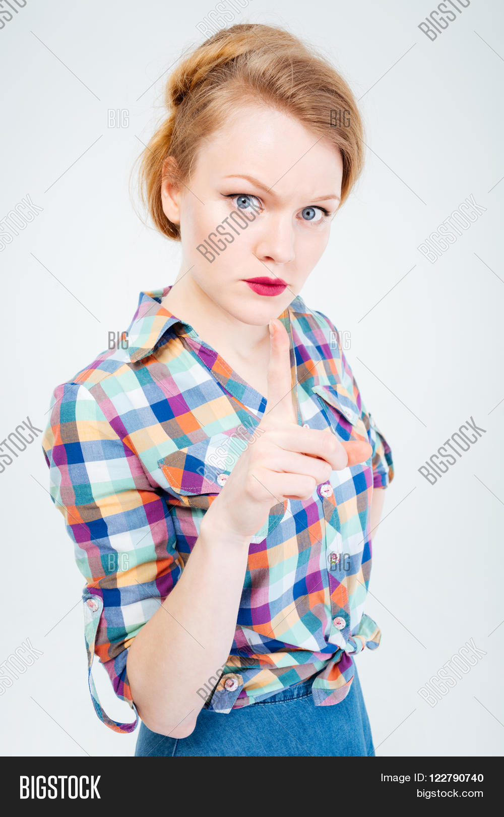 Angry Woman Wagging Image & Photo (Free Trial) | Bigstock