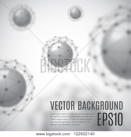 Grey Cell Background Vector & Photo (Free Trial) | Bigstock