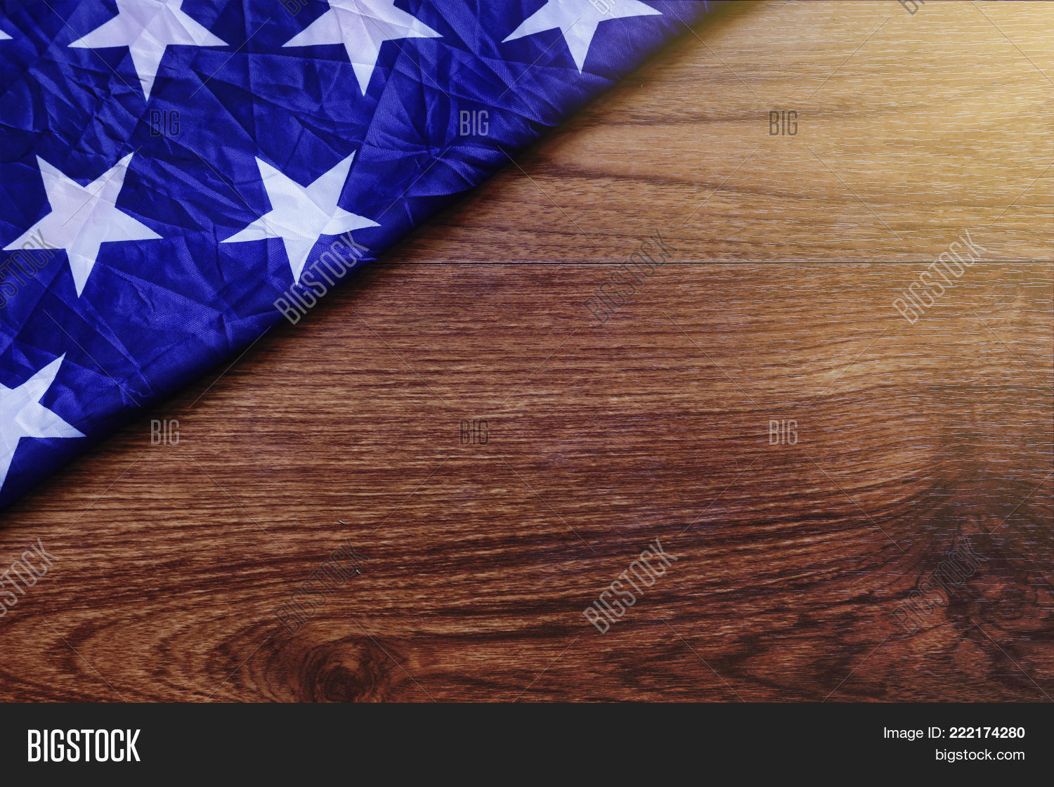 USA Flag On Brown Image & Photo (Free Trial) | Bigstock