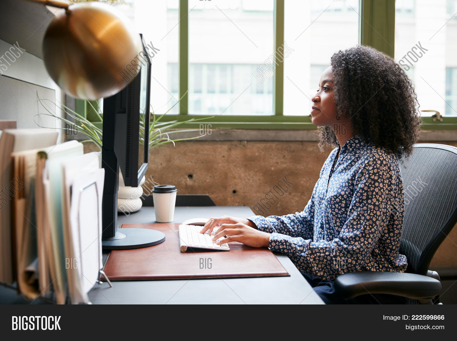 Black Woman Working Image & Photo (Free Trial) | Bigstock