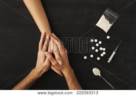 Drug Addict Hands Image & Photo (Free Trial) | Bigstock