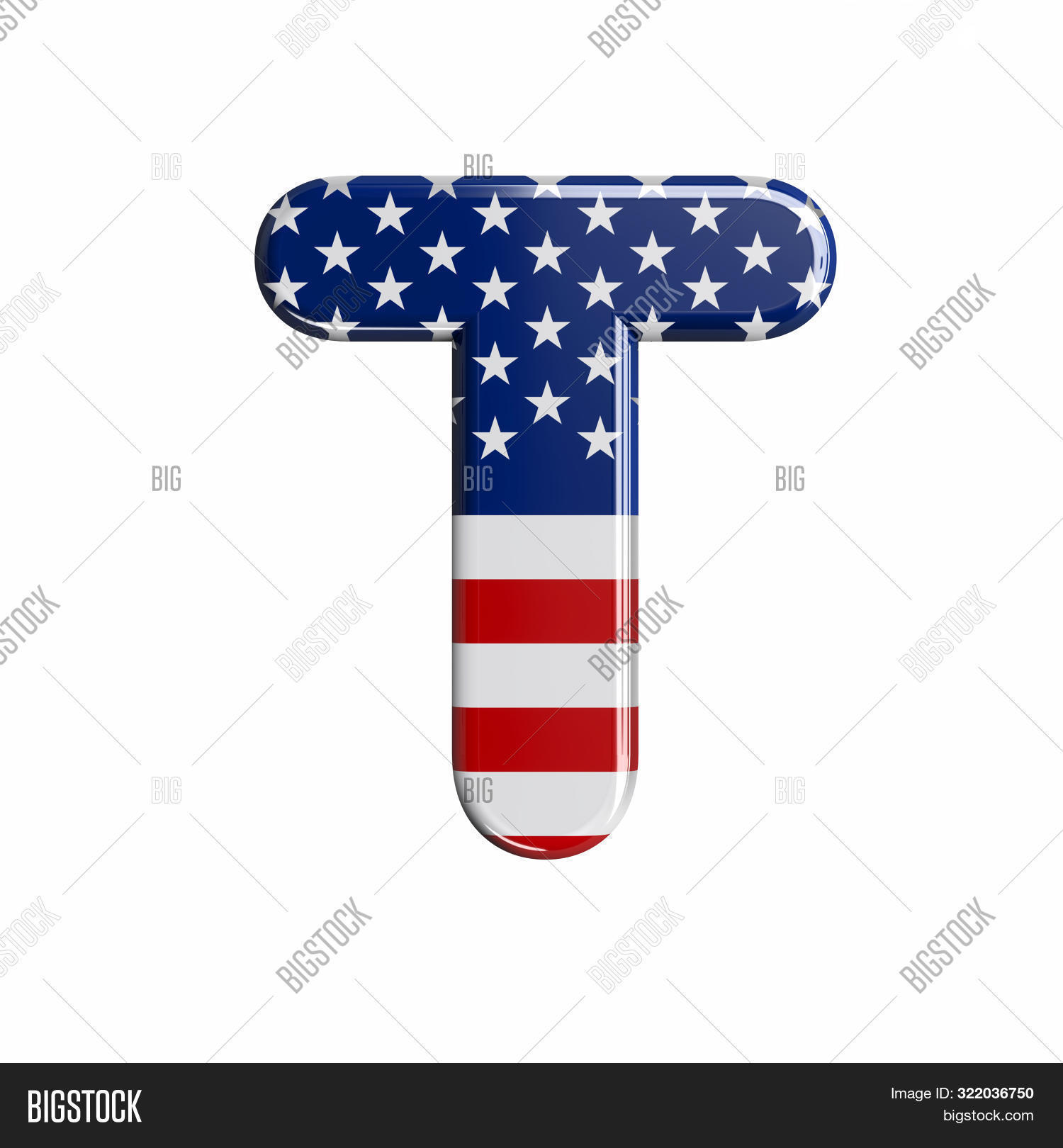 USA Letter T - Capital Image & Photo (Free Trial) | Bigstock
