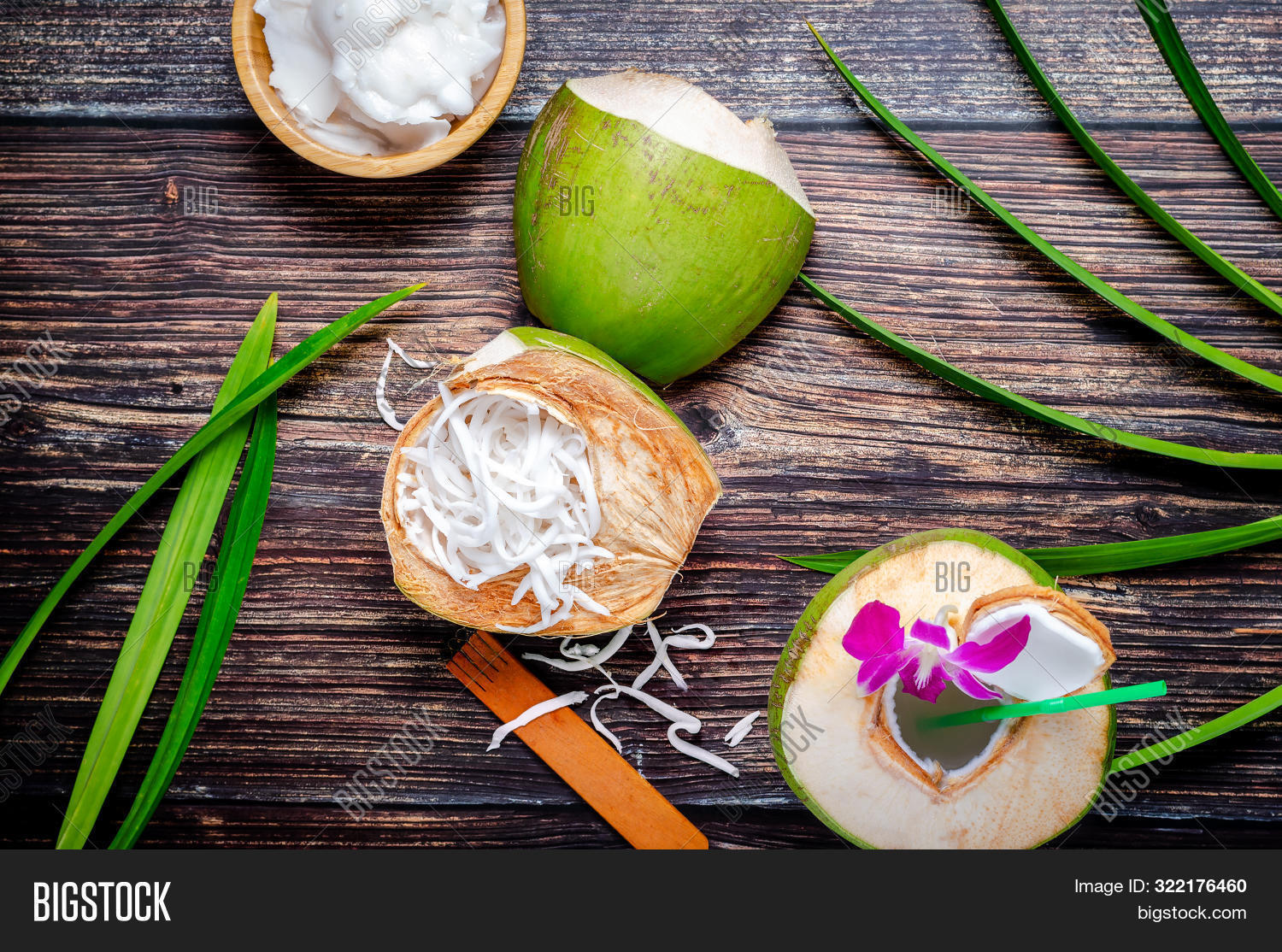 Fresh Coconut, Ready Image & Photo (Free Trial) | Bigstock