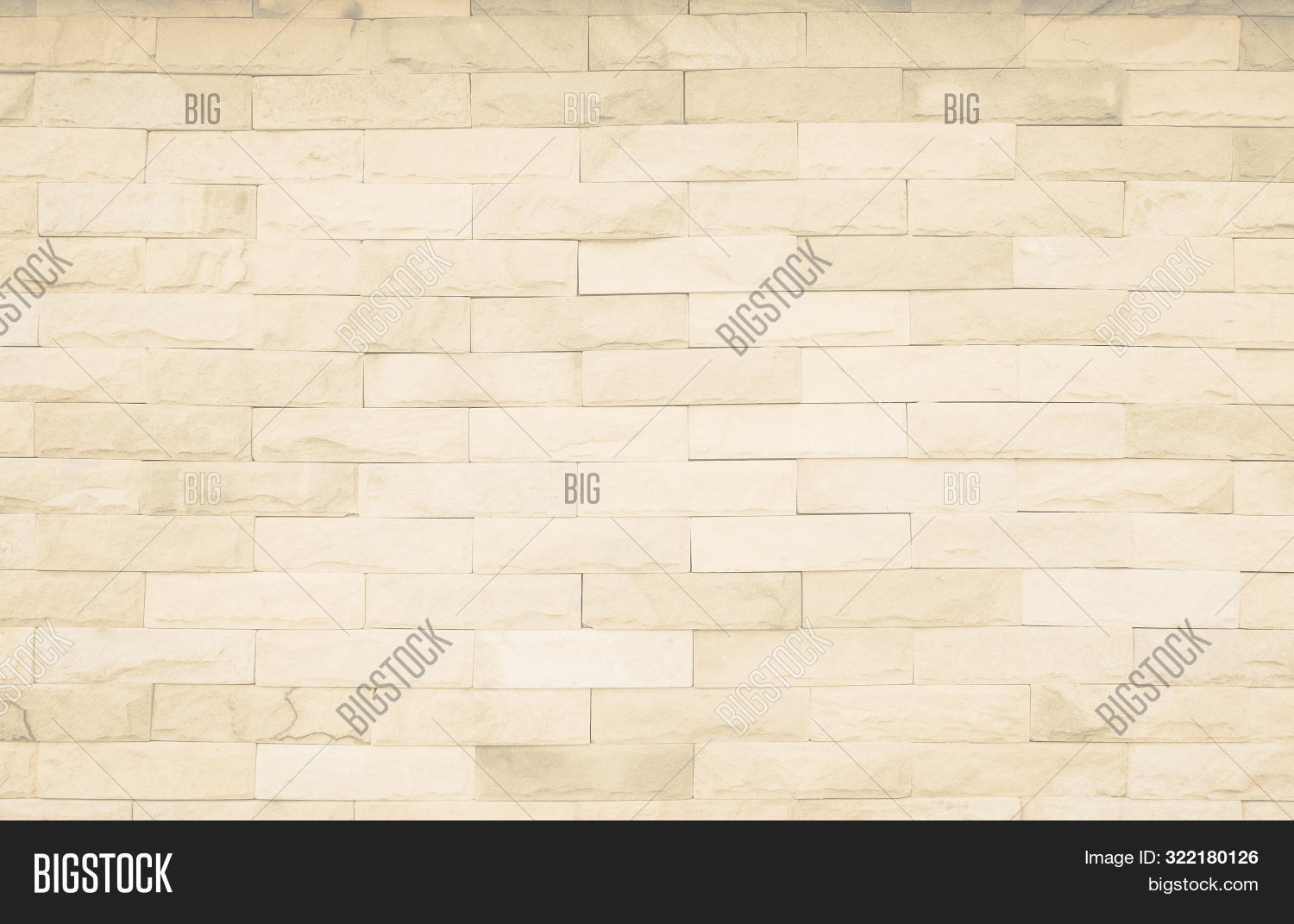 Cream White Brick Wall Image & Photo (Free Trial) | Bigstock
