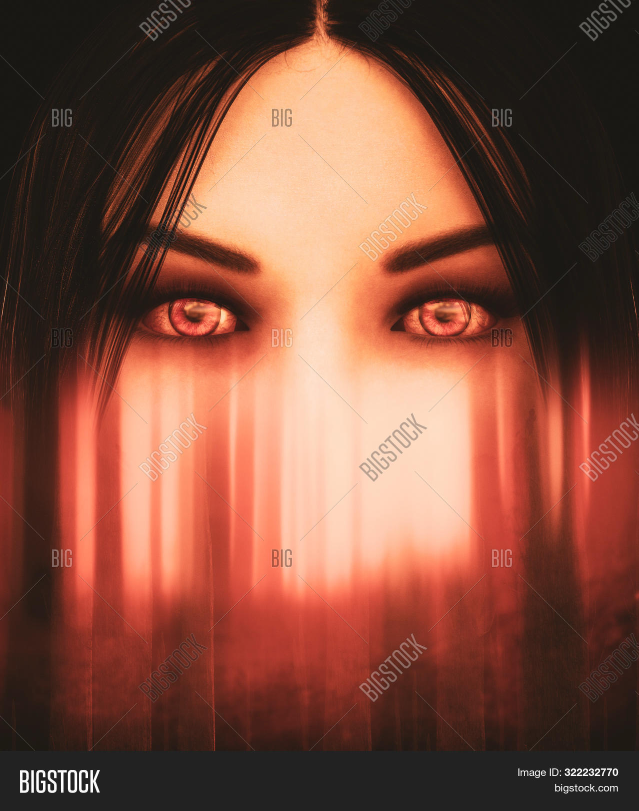 Face Ghost Woman Image & Photo (Free Trial) | Bigstock