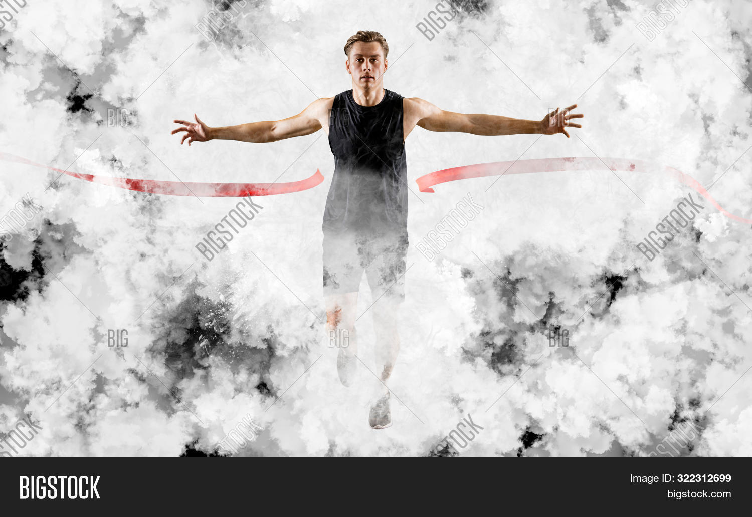 Runner Wins By Image & Photo (Free Trial) | Bigstock