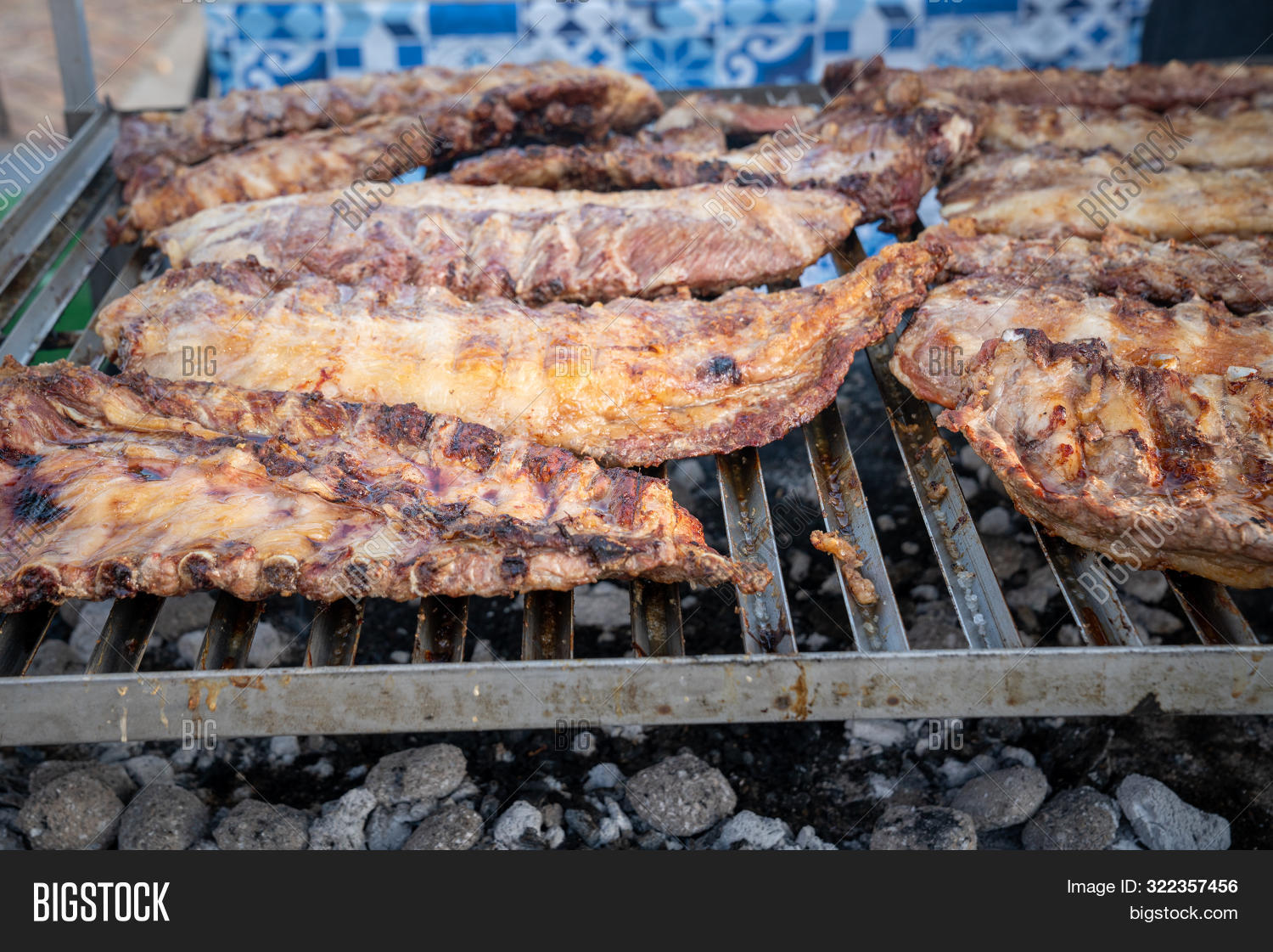 Bbq Rack Pork Ribs Image & Photo (Free Trial) | Bigstock