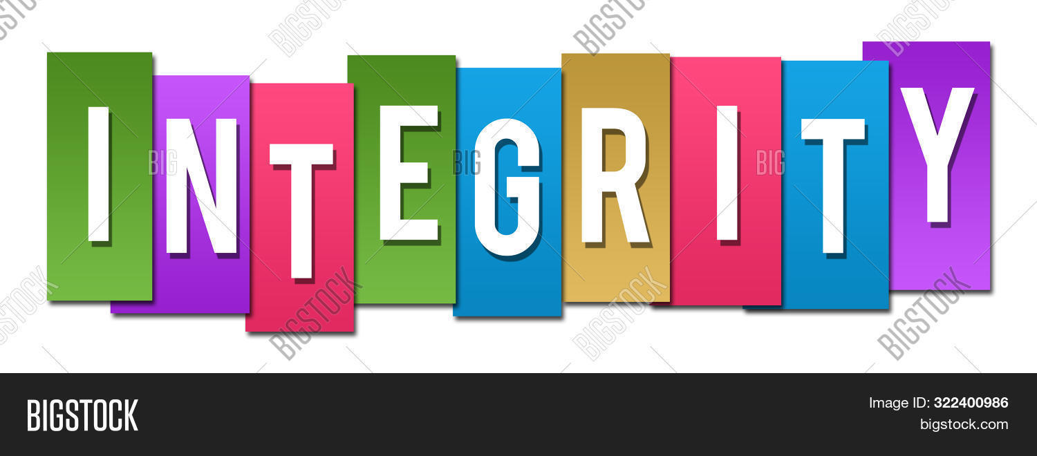 Integrity Text Written Image & Photo (Free Trial) | Bigstock