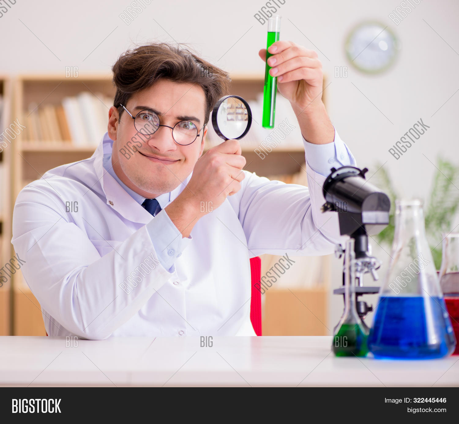 Mad Crazy Scientist Image & Photo (Free Trial) | Bigstock