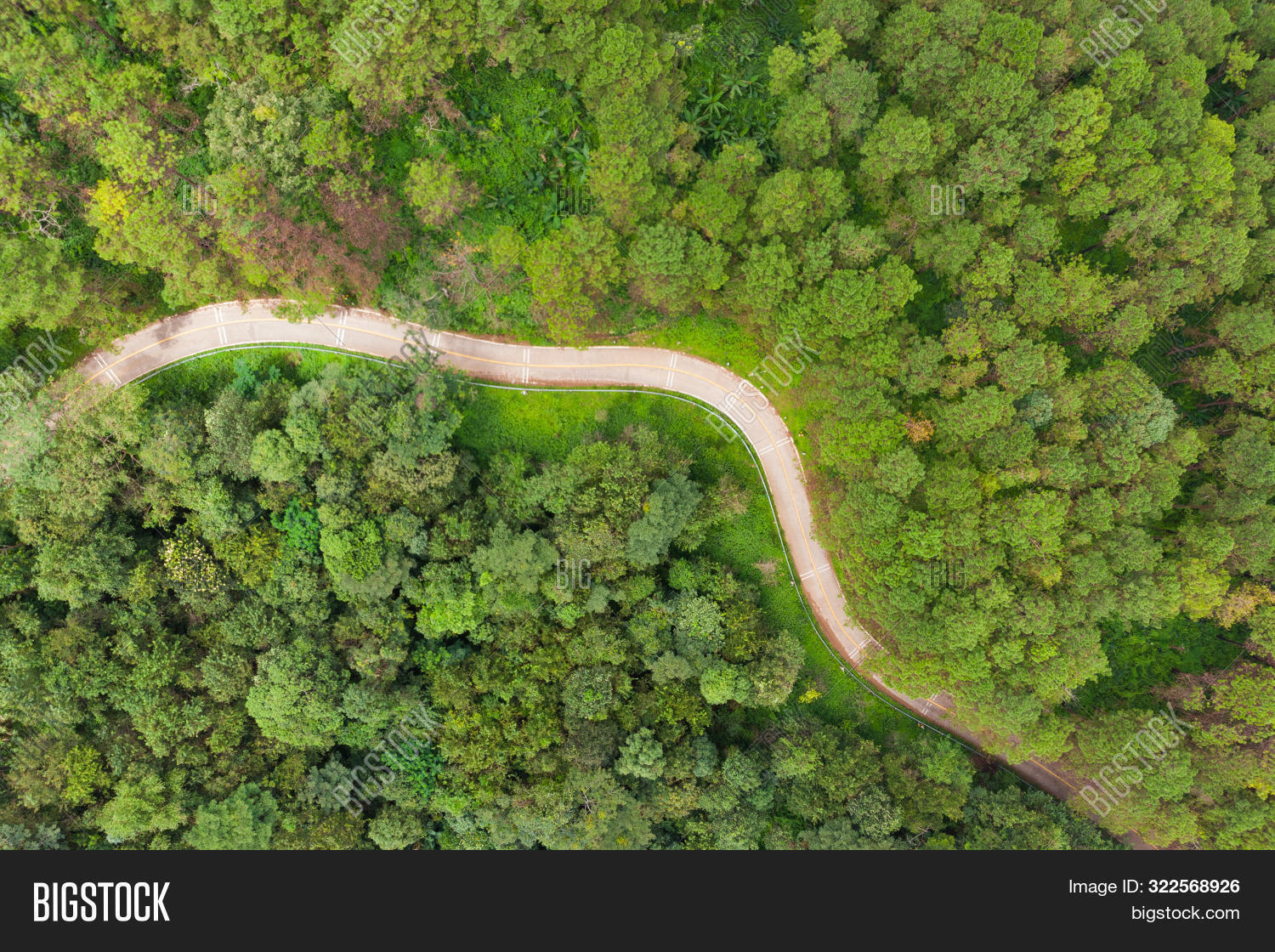 Aerial View Winding Image & Photo (Free Trial) | Bigstock
