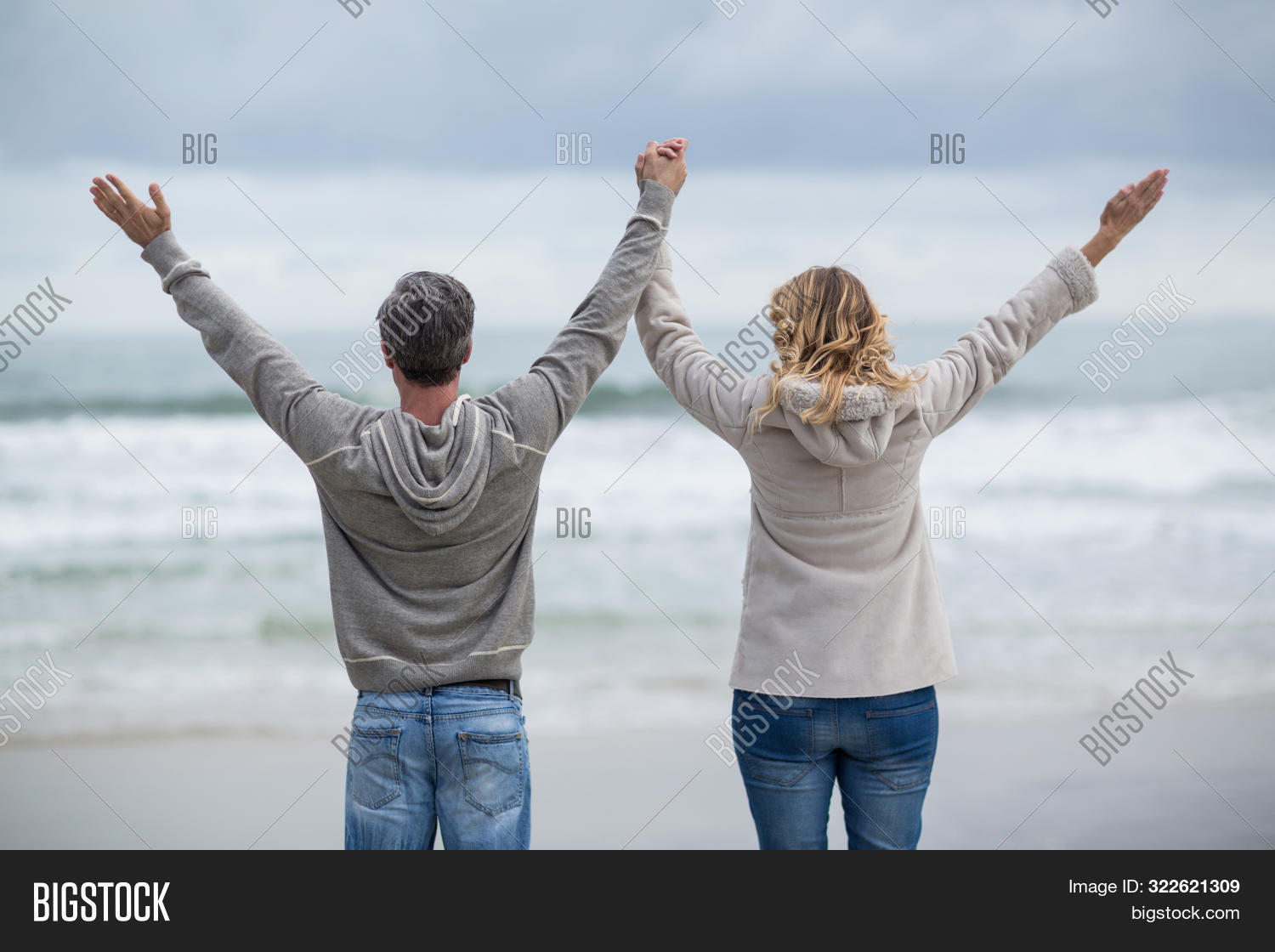 Rear View Couple Image & Photo (Free Trial) | Bigstock