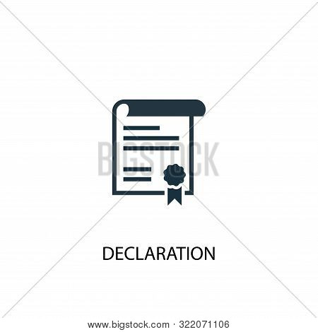 Declaration Icon. Vector & Photo (Free Trial) | Bigstock