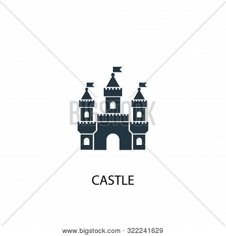Castle Icon. Simple Vector & Photo (Free Trial) | Bigstock