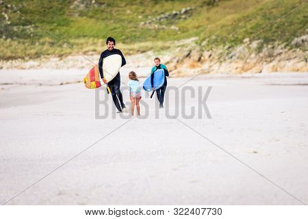 Surfing Family Image & Photo (Free Trial) | Bigstock