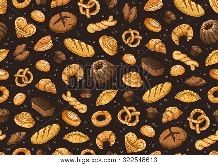 Bakery Background. Vector & Photo (Free Trial) | Bigstock