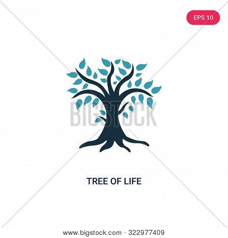 Tree Life Icon Two Vector & Photo (Free Trial) | Bigstock