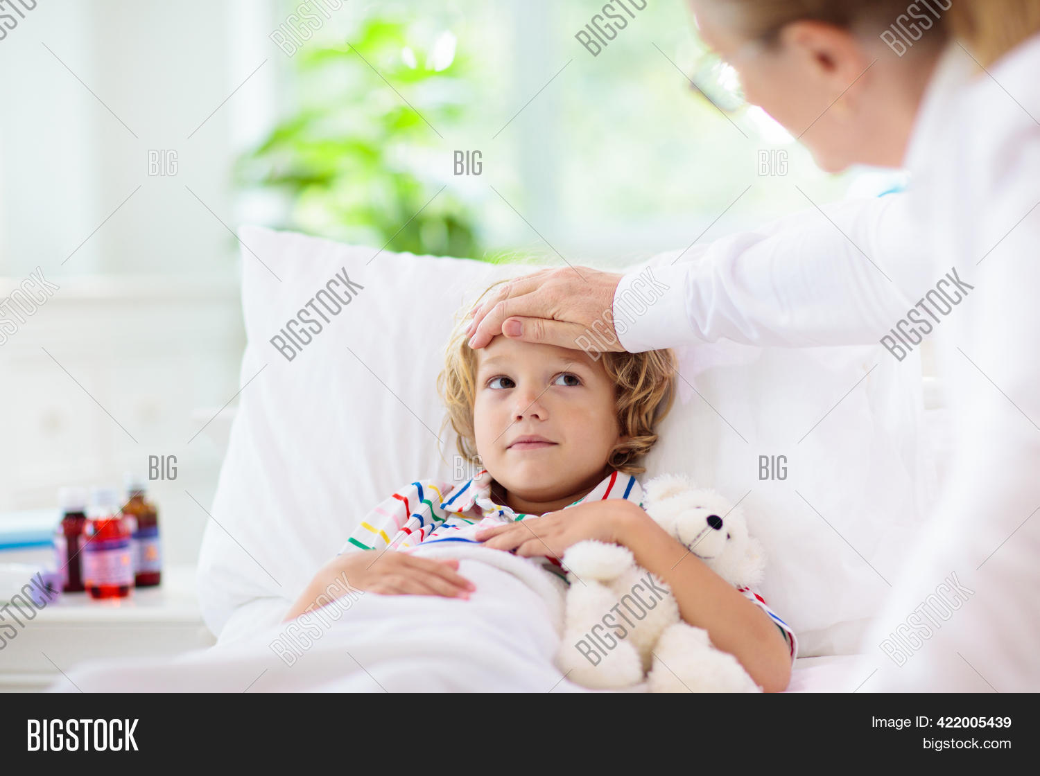 Sick Little Boy Image & Photo (Free Trial) | Bigstock