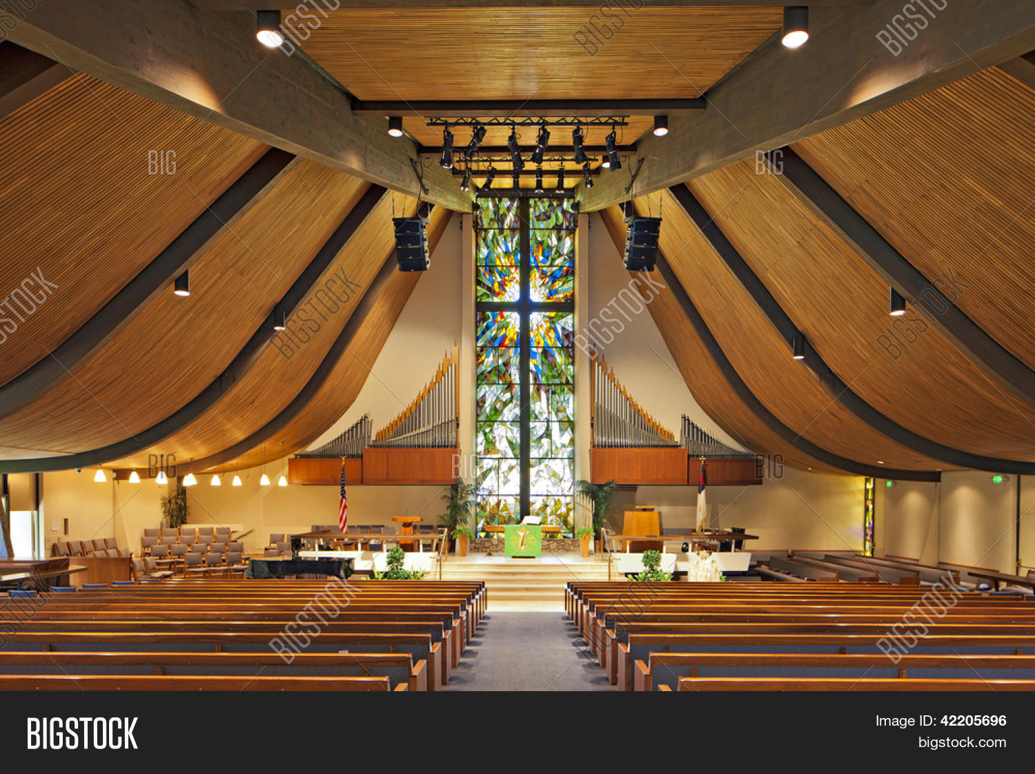 Interior Empty Church Image & Photo (Free Trial) | Bigstock