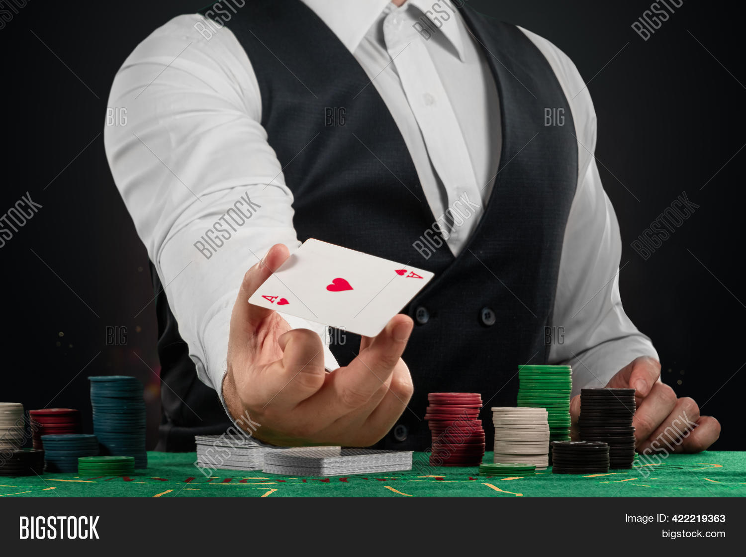Male Dealer Casino Image & Photo (Free Trial) | Bigstock