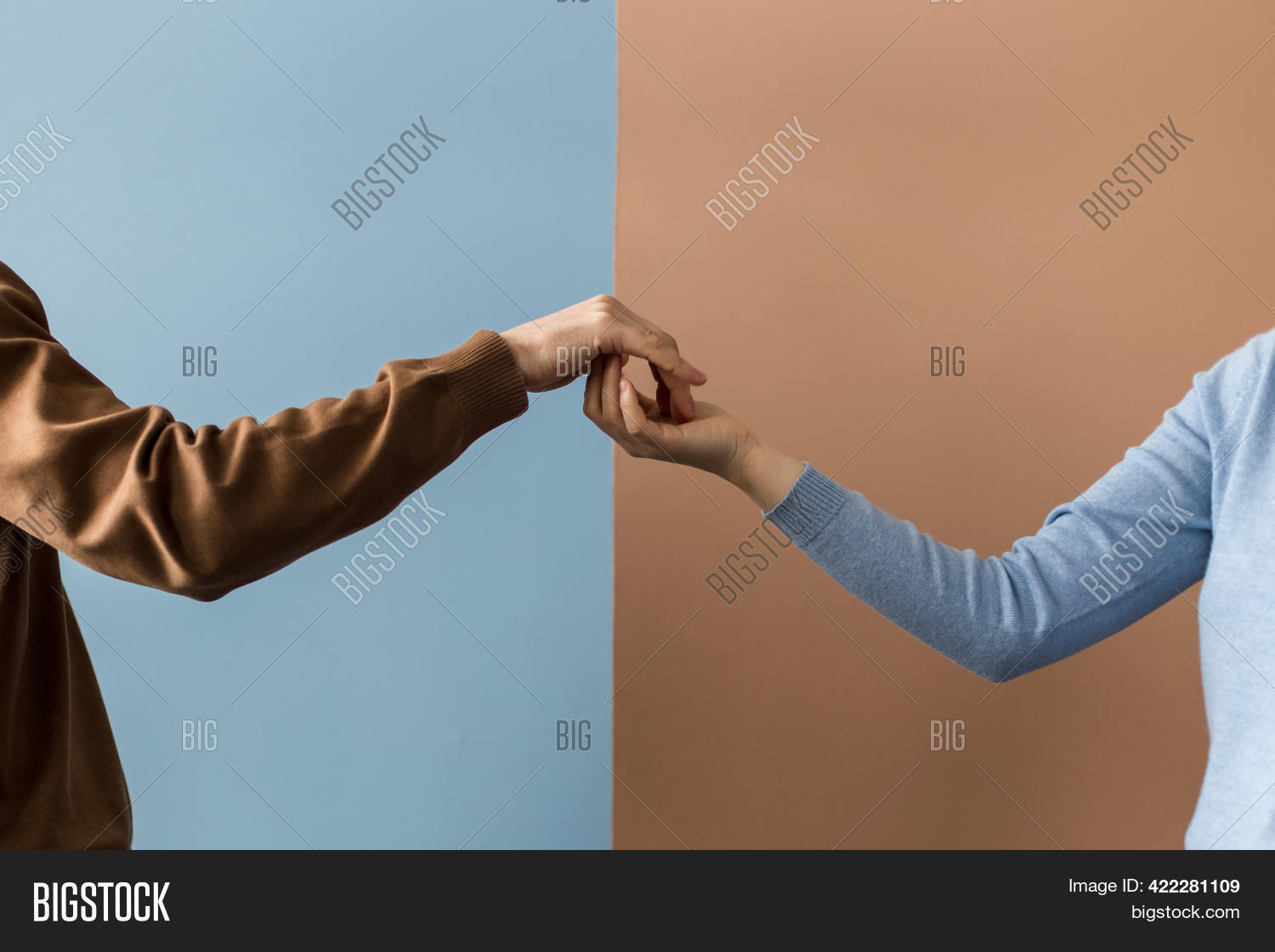 Two Hands Merge Tips Image & Photo (Free Trial) | Bigstock