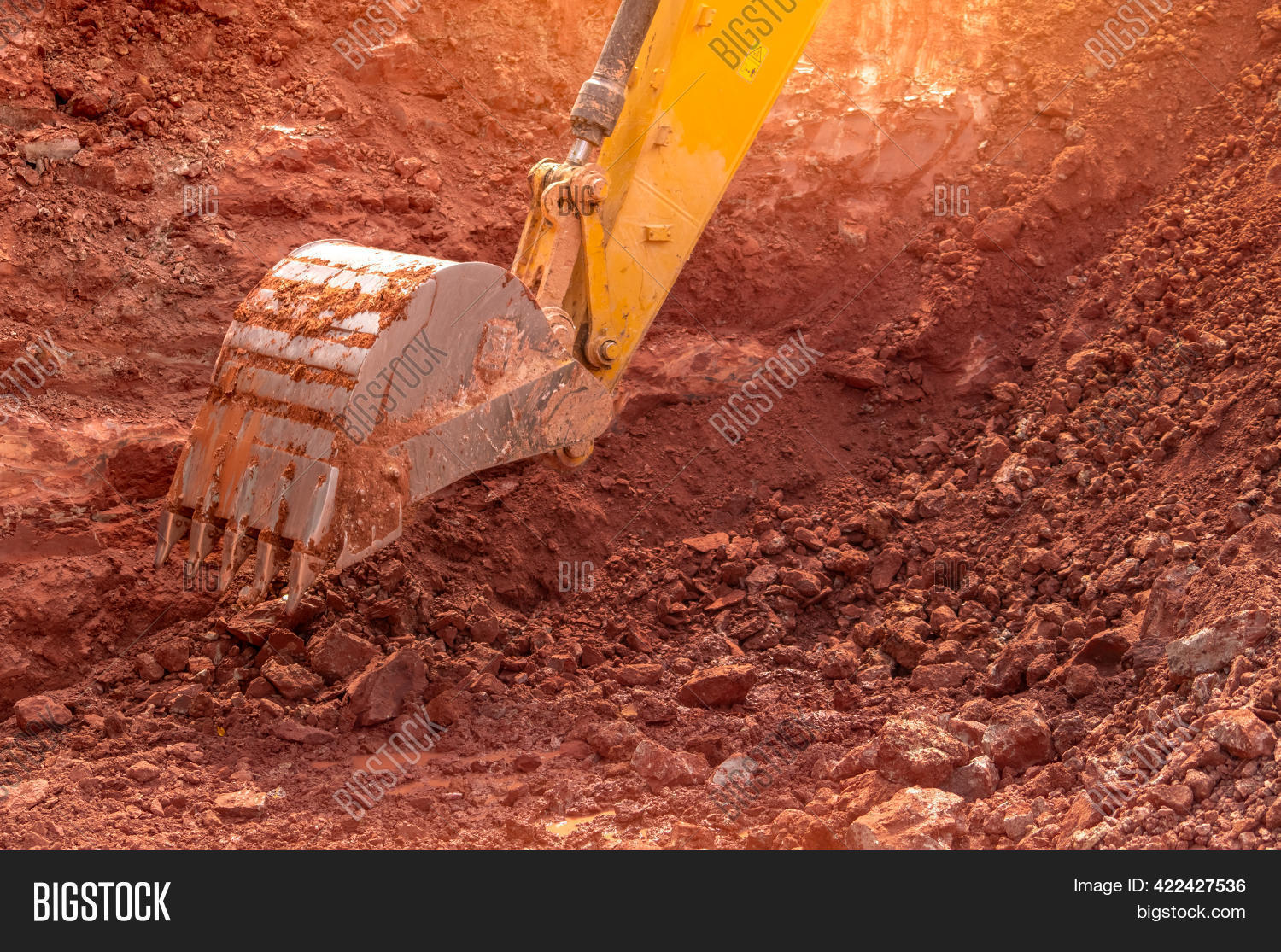 Backhoe Working By Image & Photo (Free Trial) | Bigstock