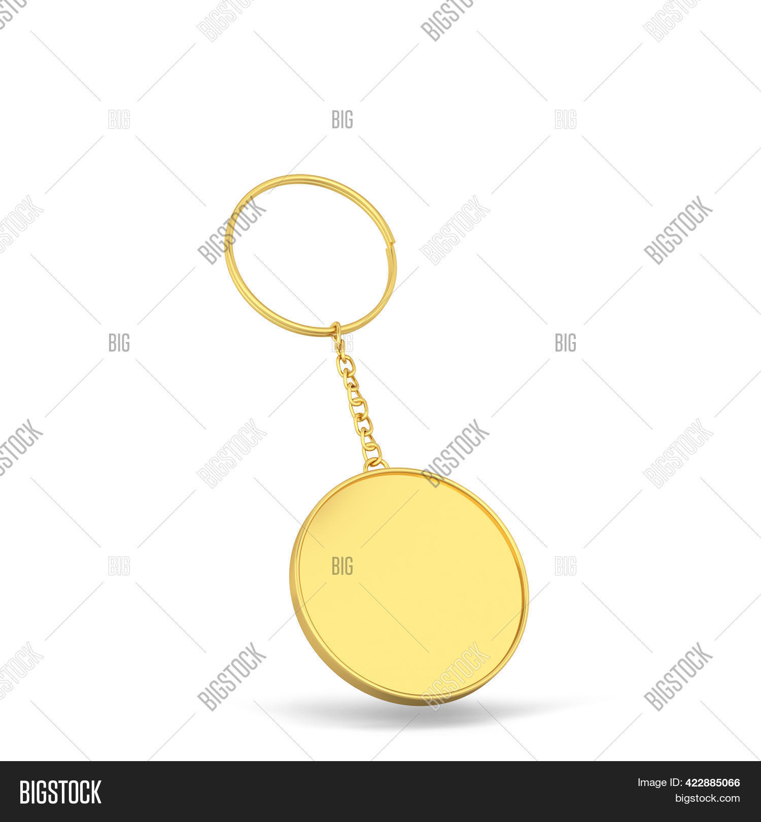 Blank Golden Keychain Image & Photo (Free Trial) | Bigstock