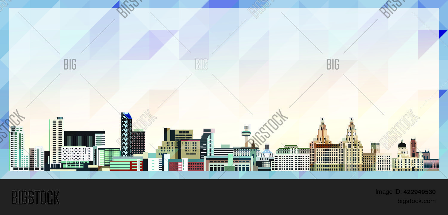 Liverpool Skyline Vector & Photo (Free Trial) | Bigstock