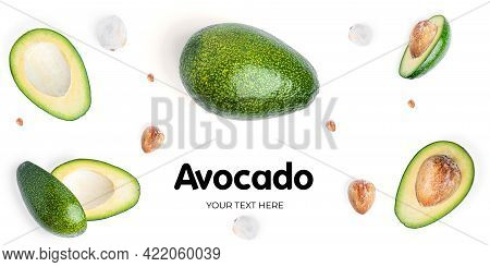 Avocado On White Image & Photo (Free Trial) | Bigstock