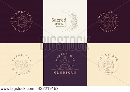 Esoteric Logos Vector & Photo (Free Trial) | Bigstock