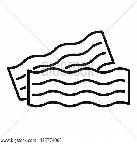 Bacon Icon. Outline Vector & Photo (Free Trial) | Bigstock