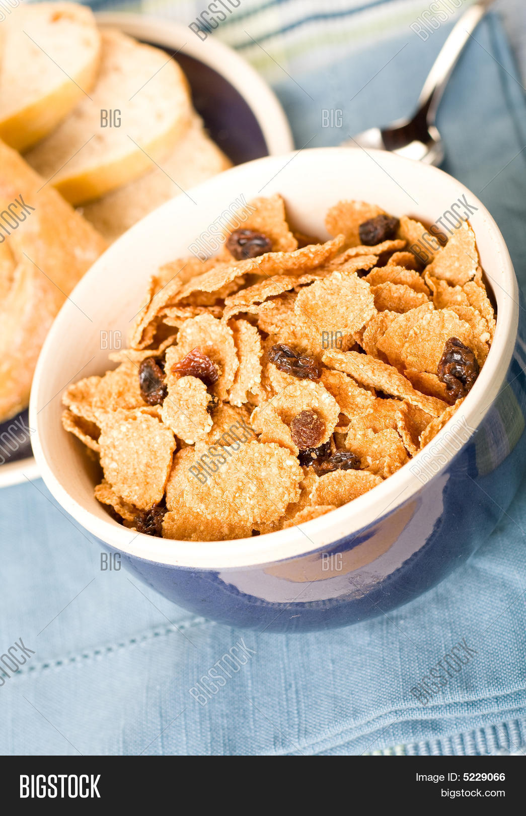 Bran Cereal Rasins Image & Photo (Free Trial) | Bigstock