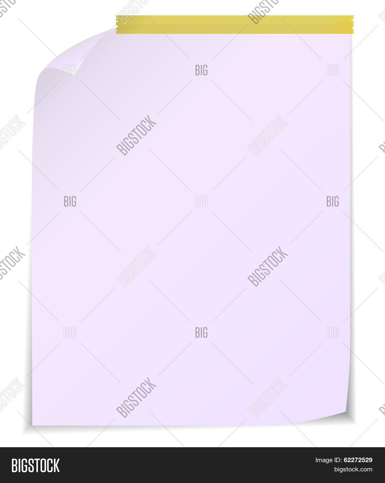 White Notes Isolated Vector & Photo (Free Trial) | Bigstock