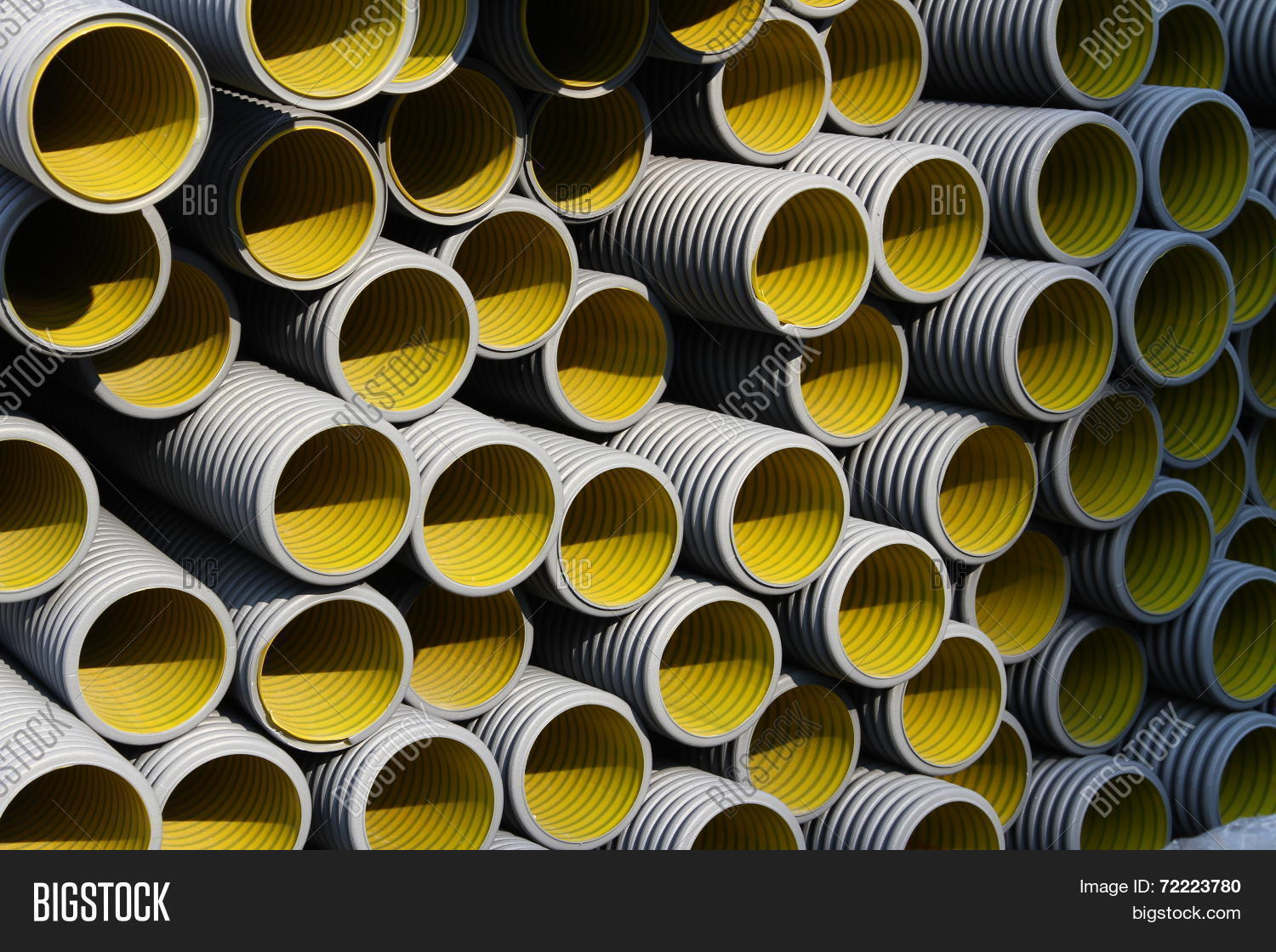 Yellow Corrugated Tube Image & Photo (Free Trial) | Bigstock