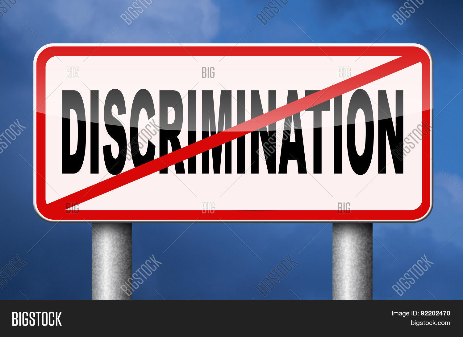 No Discrimination Sign