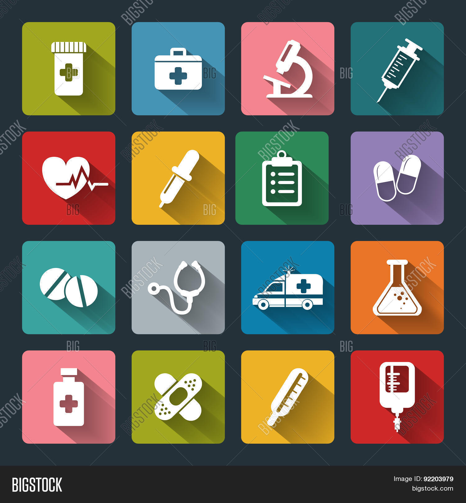 Set Vector Medical Vector & Photo (Free Trial) | Bigstock