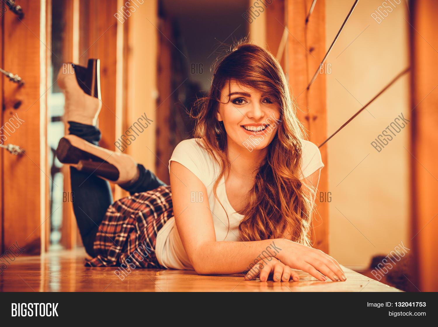Happy Cute Pretty Image & Photo (Free Trial) | Bigstock