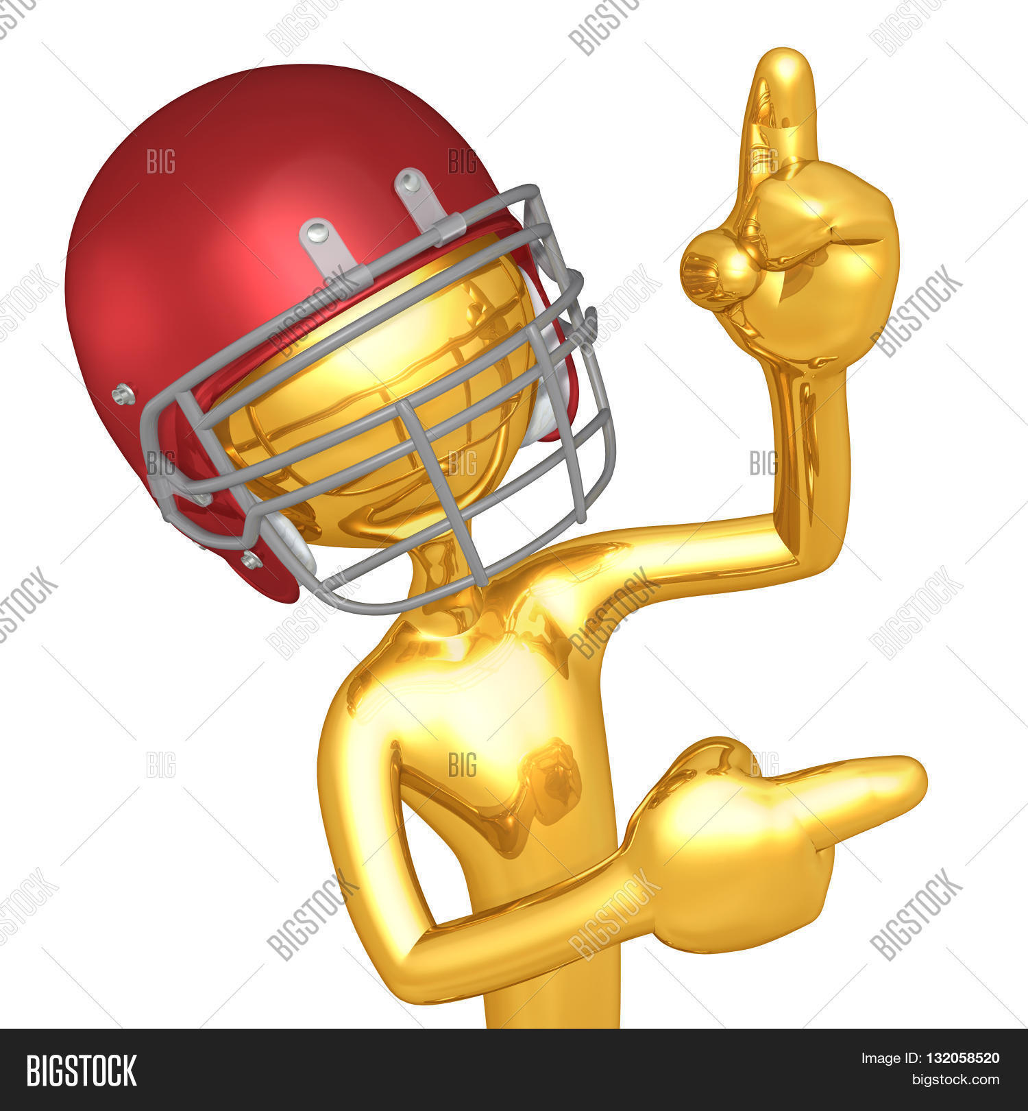 Football Character 3D Image & Photo (Free Trial) | Bigstock