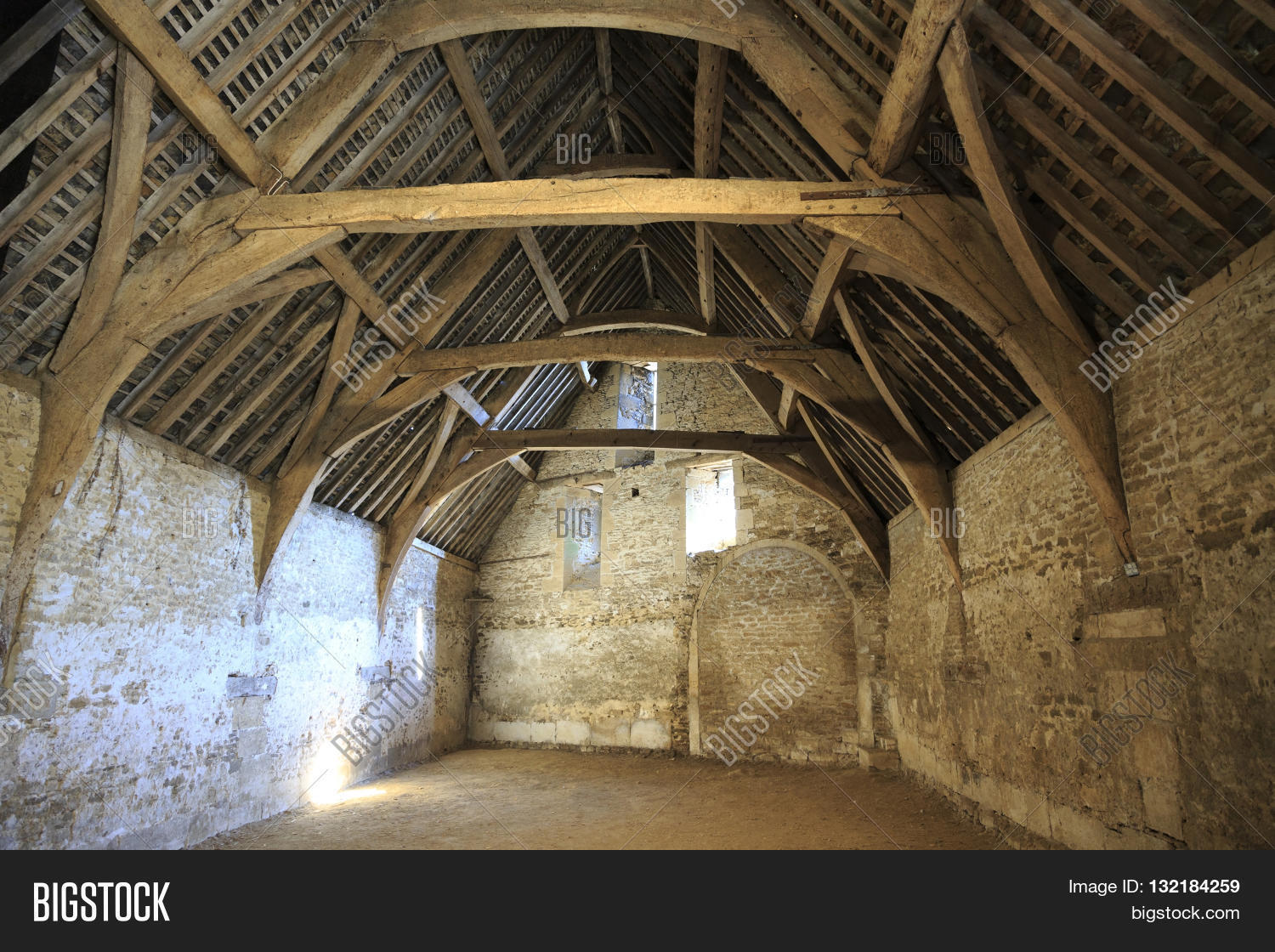 Old Tithe Barn Village Image & Photo (Free Trial) | Bigstock