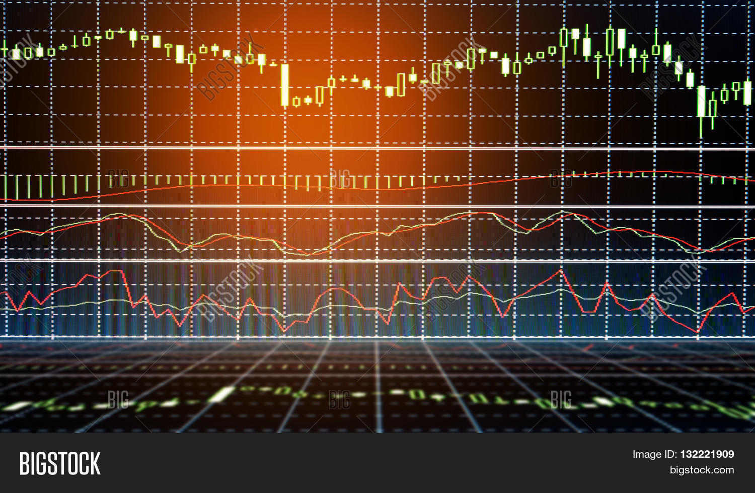 Stock Exchange Chart Image & Photo (Free Trial) | Bigstock
