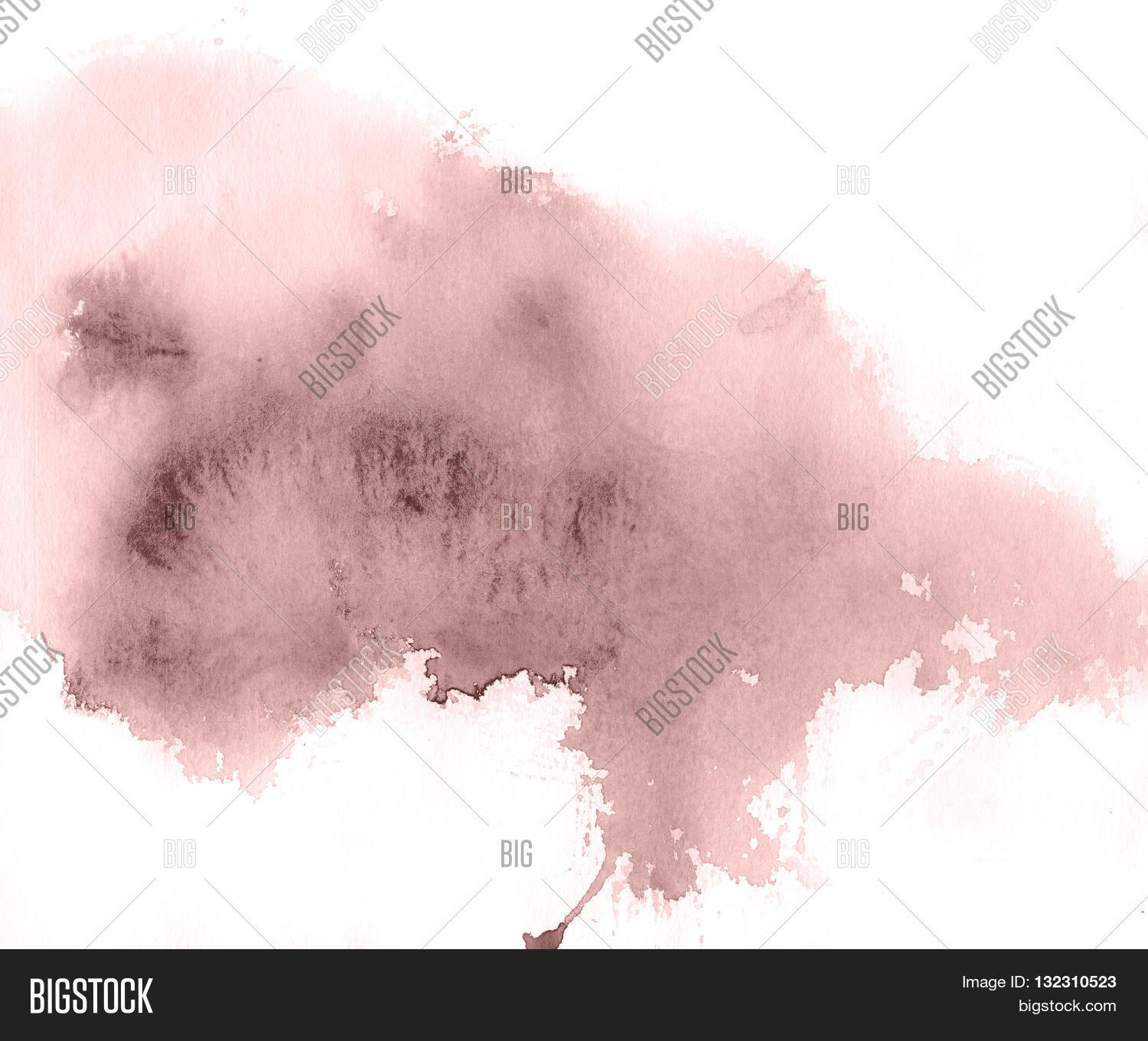 Pink Spot, Watercolor Image & Photo (Free Trial) | Bigstock