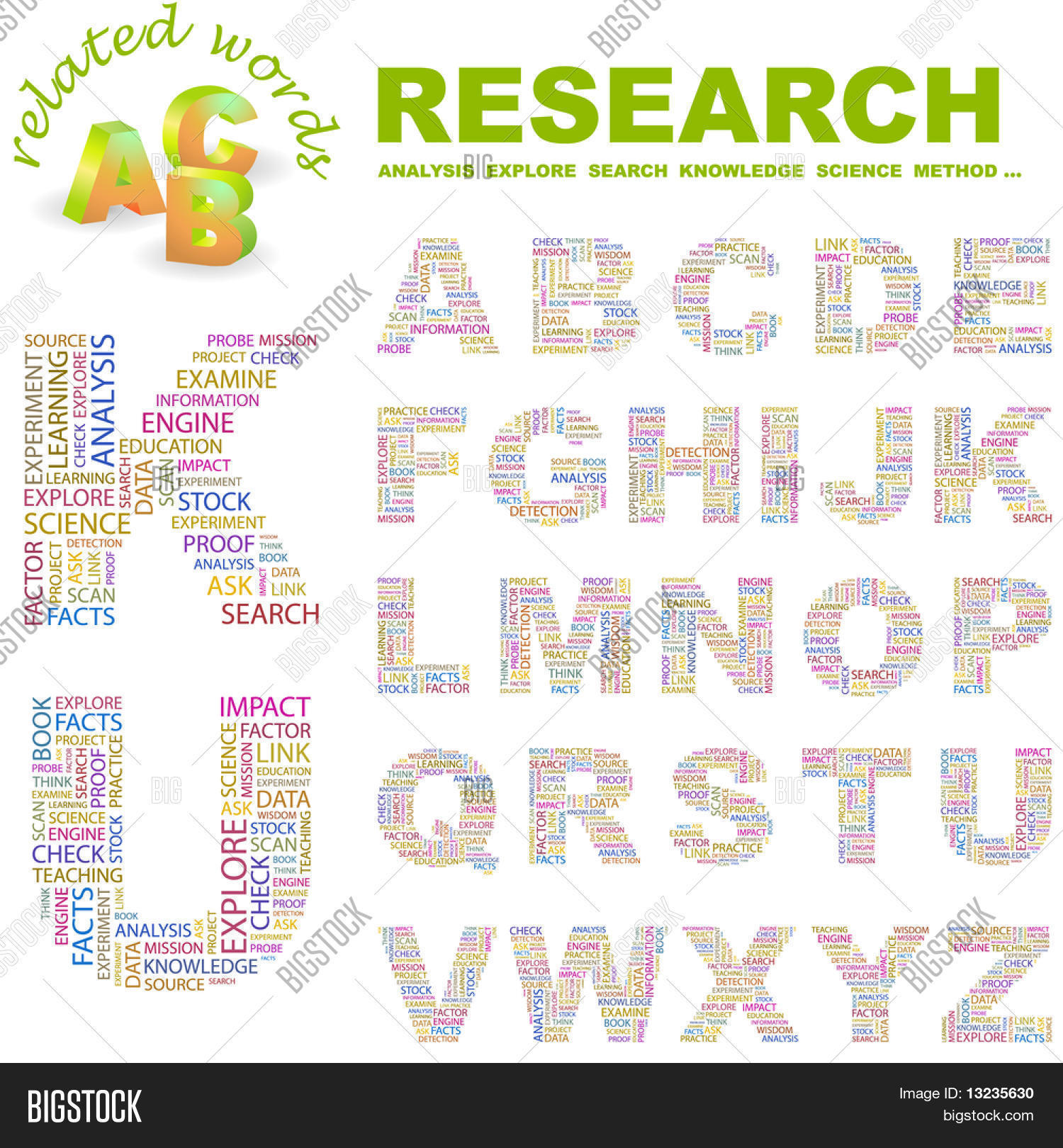 RESEARCH. Vector Vector & Photo (Free Trial) | Bigstock