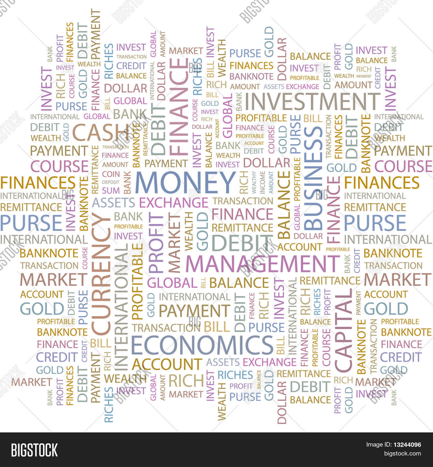 MONEY. Word Collage Vector & Photo (Free Trial) | Bigstock