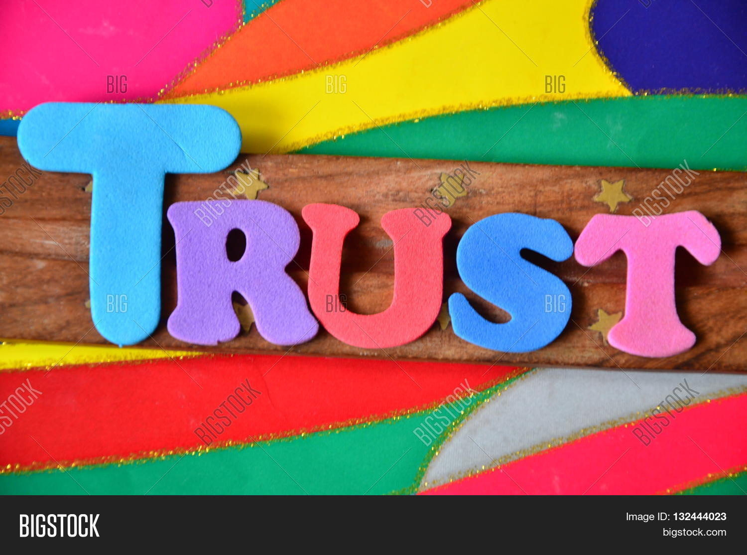 Trust Word On Abstract Image & Photo (Free Trial) | Bigstock