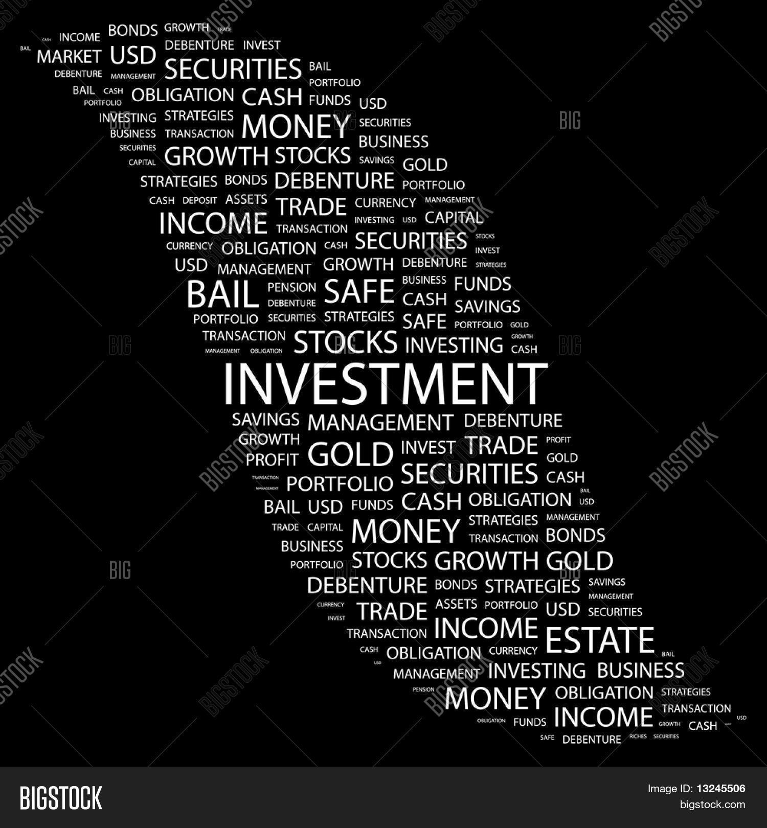 INVESTMENT. Word Vector & Photo (Free Trial) | Bigstock