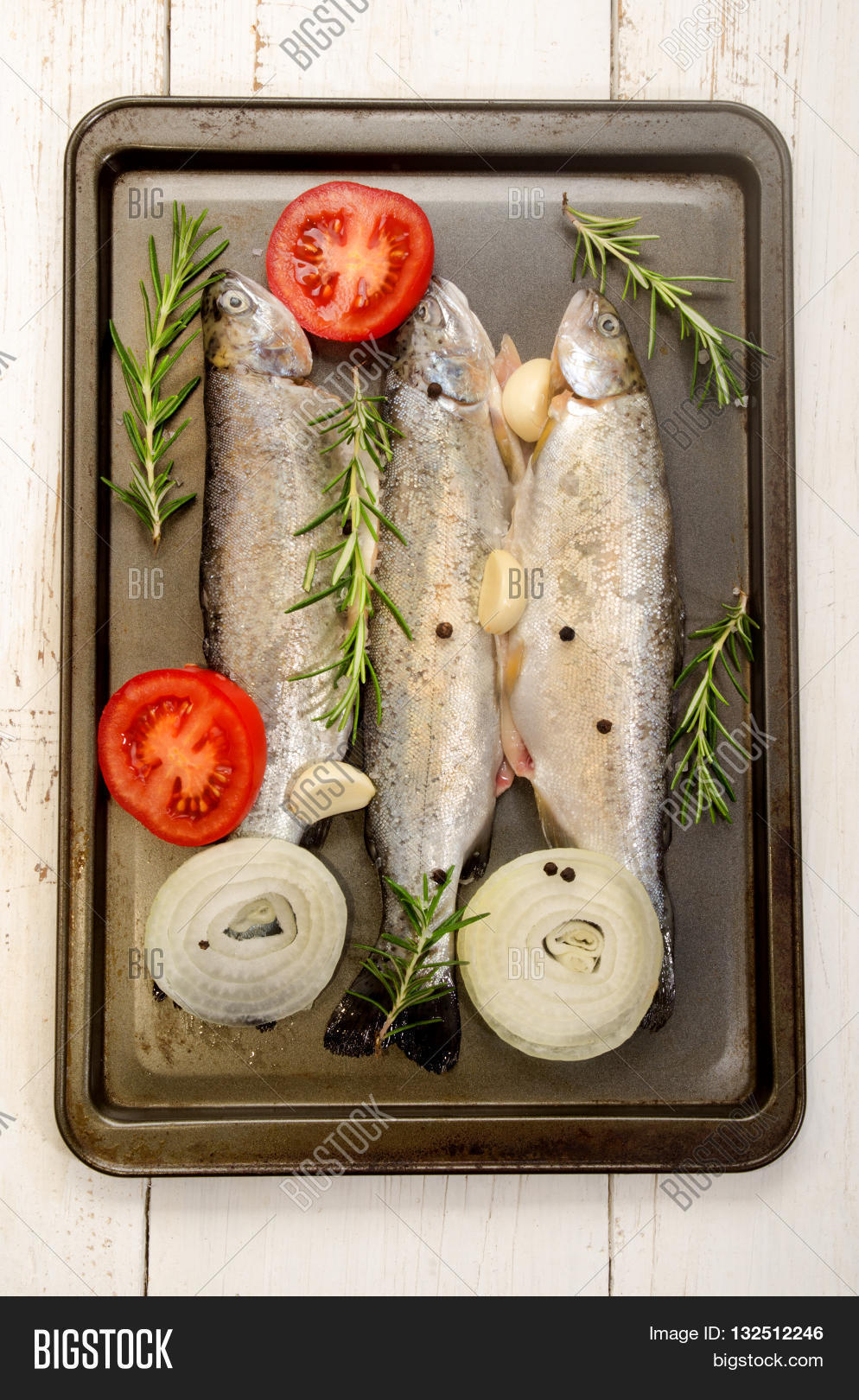 Three Fresh Trout Image & Photo (Free Trial) | Bigstock
