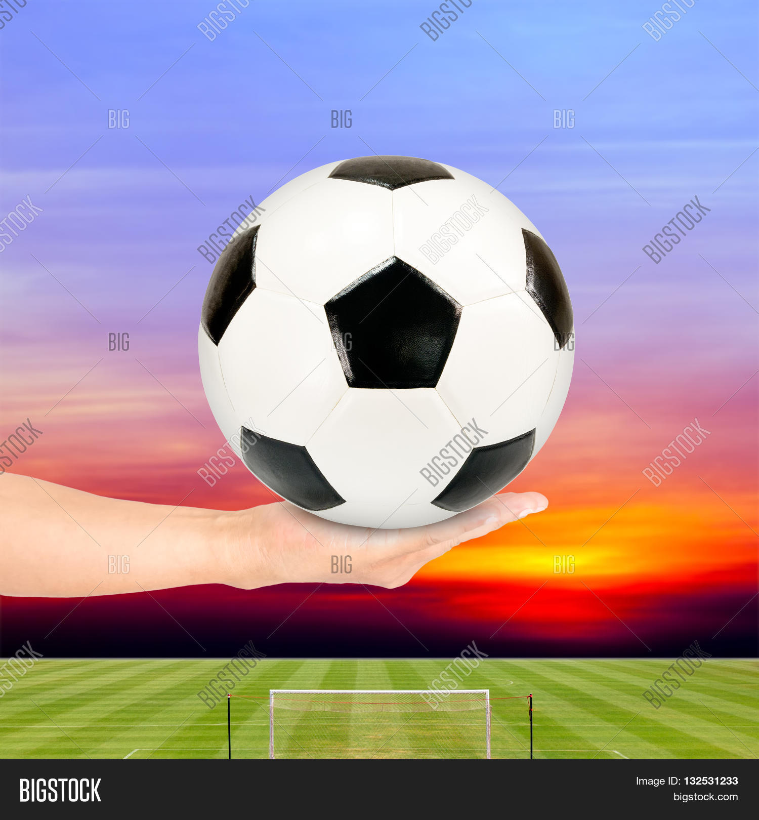 Soccer Ball Hand Image & Photo (Free Trial) | Bigstock