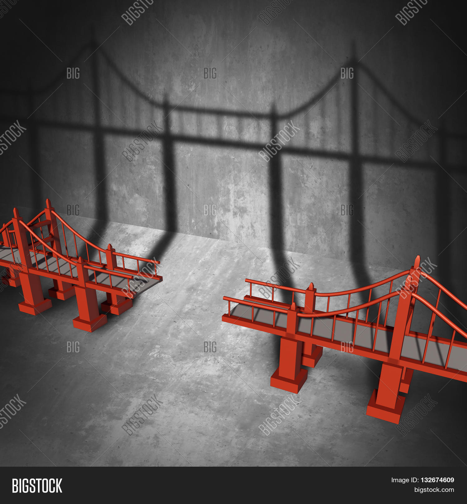 Connecting Bridge Image & Photo (Free Trial) | Bigstock