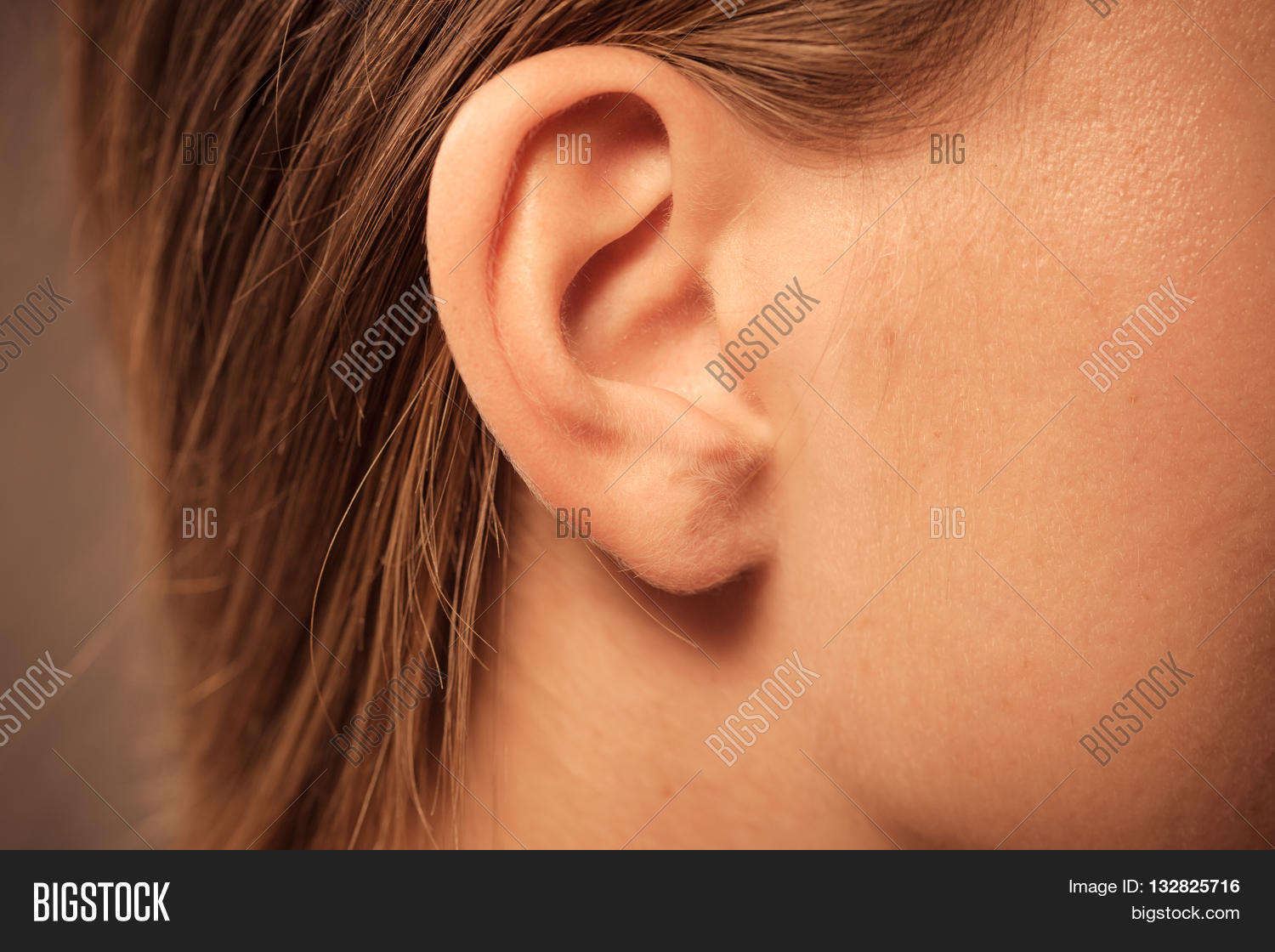 Close On Female Ear Image & Photo (Free Trial) | Bigstock