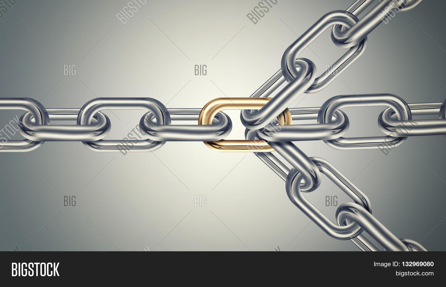 Chains Connected By Image & Photo (Free Trial) | Bigstock