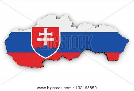 Slovakia Shape Map Image & Photo (Free Trial) | Bigstock